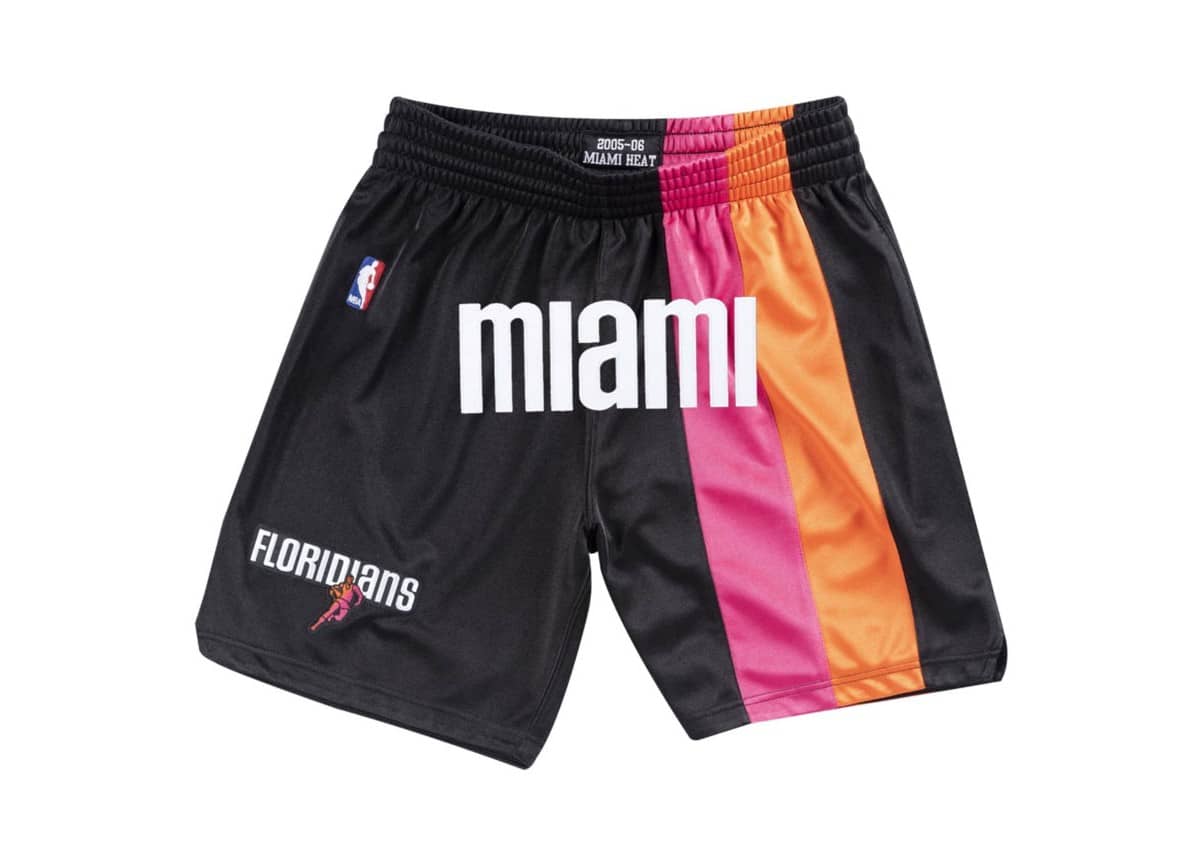 Miami Heat 2005-2006 M&N Alternate MIAMI Shorts - Justdonshorts
